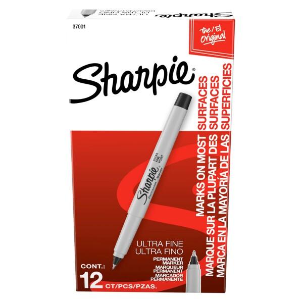 【発売日：2016年10月01日】Sharpie パーマネントマーカー ウルトラファインポイント ブラック 12本組 12-Count商品コード：49081316156型番：37001サイズ：12 Count (Pack of 1)カラー：...