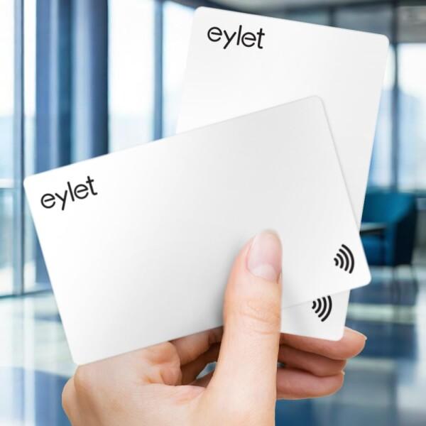 (日本製品) eylet デジタル名刺2枚パック - サブなし | NFC対応デジタル名刺 ホワイト商品コード：49081317421型番：eyletwhite2packサイズ：3 inches x 3 inchesカラー：ホワイトサブスク...