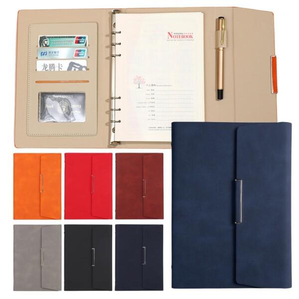 I'm so happy システム手帳 薄型 a5 スリム 軽量 6穴 バインダー リフィル レザー ビジネス手帳 (ネイビー)商品コード：49081318232型番：ish-00215サイズ：A5カラー：ネイビー【ビジネスエリートの新常識...