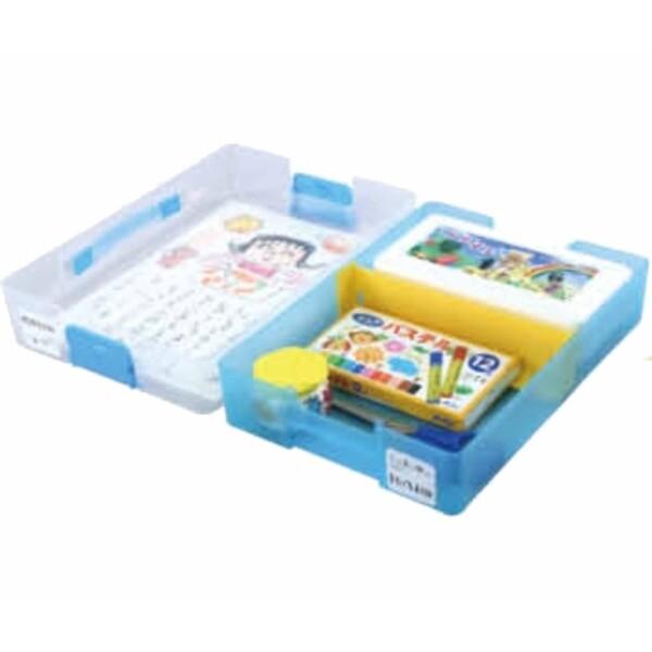アーテック お道具箱 ブルー 24×34×6.5cm 仕切り付き 学校机 対応サイズ 3600商品コード：49081319359型番：3600サイズ：24×34×6.5cmカラー：ブルーサイズ:組立時/24×34×6.5cm、並べた時/46...