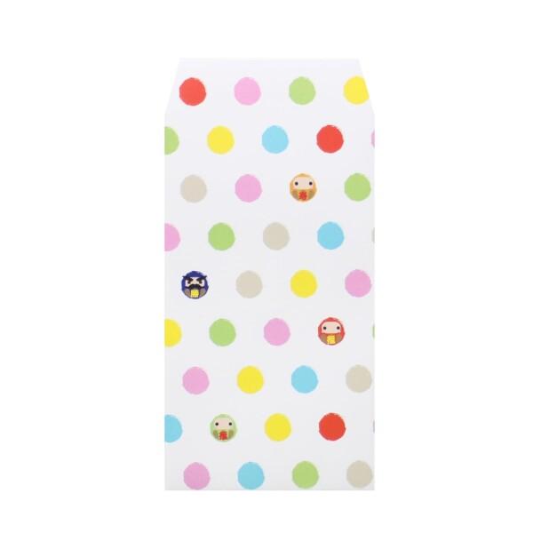 ぽち袋 ダルマ,(sp026) 11.7×6.6cm, 10枚セット, シンプルおしゃれデザイン, お年玉・お祝い用商品コード：49081320283型番：poti-sp020サイズ：縦11.7cm×横6.6cmカラー：白サイズ仕様: 縦1...