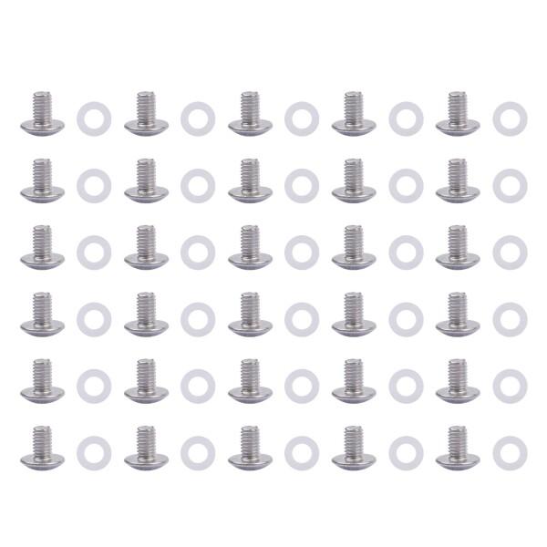 GeeekPi DeskPi RackMate アクセサリ #10 ? 32 x 5/16 インチ (304 mm) なべ頭小ネジ、304 ステンレス鋼、フィリップス、全ねじ、光沢仕上げ、30 個商品コード：49081321422型番：CT...