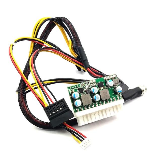 DC-ATX-300W 12V インライン電源モジュール Pico PSU 300W 耐久性のあるボード コンピュータアクセサリ 高出力ツール 電源ユニット PSU ワット数 変換効率 80PLUS プラグイン 12Vレール SATA ペリ...