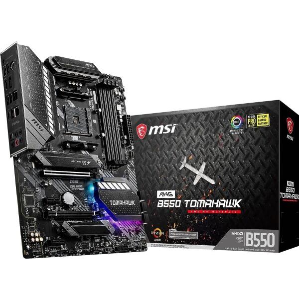 【発売日：2020年06月20日】MSI MAG B550 TOMAHAWK マザーボード ATX (AMD B550 チップセット搭載) Ryzen 5000 シリーズプロセッサー MB5028商品コード：49081321583型番：MA...