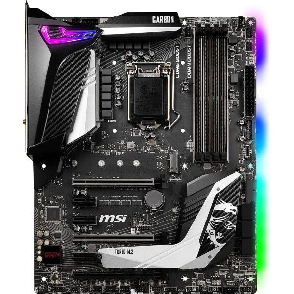 MSI MPG Z390 Gaming PRO Carbon AC LGA1151 (Intel 第8世代および第9世代) M.2 USB 3.1 Gen 2 DDR4 HDMI DP Wi-Fi SLI CFX ATX Z390 ゲーミン...