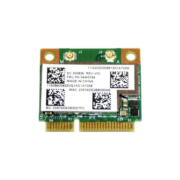 Laptopdiyparts Lenovo純正 04W3763/04W3764 BCM943228HMB 802.11a/b/g/n 300Mbps WLAN + Bluetooth 4.0 無線LANカード for Lenovo B580...