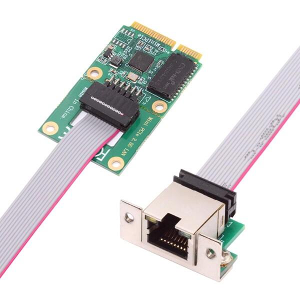 2.5Gbps 2500Mbps - Mini PCI-E PCI Express GBE ギガビット 1000Mbps イーサネット ネットワーク LAN ケーブル アダプタ デスクトップ マザーボード用商品コード：49081321636...