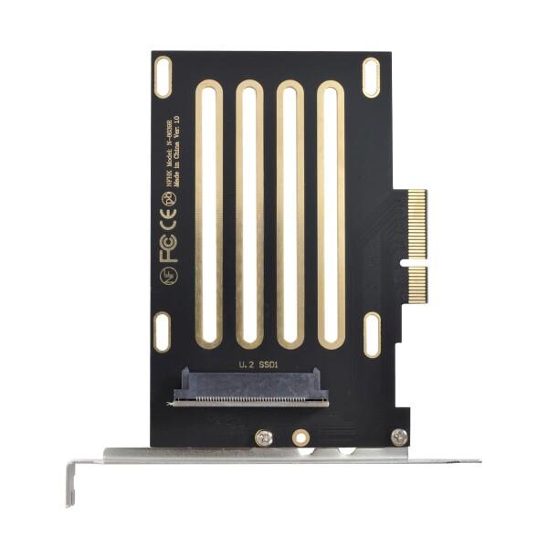 PCI-E 4.0 x4レーン PCI Express ホスト - U.2 U2キット SFF-8639 SSDアダプター（マザーボード用、NVMe PCIe SSD750対応）商品コード：49081321801型番：SA-103-NG1)...