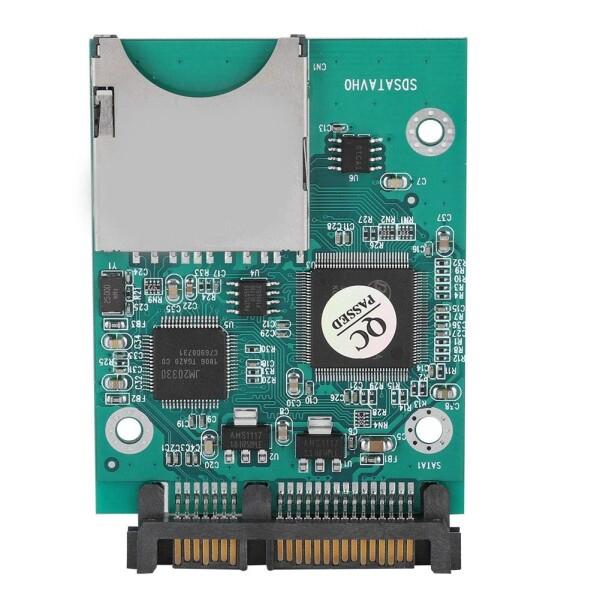 Richer-R SD アダプタコンバータ 22MB/s 高速伝送SD/SDHC/SDXC/MMCメモリカード to 2.5インチ 7 + 15P コンバータアダプタ DOS/ 98SE / Me / 2000 / XP/Vista/Lin...