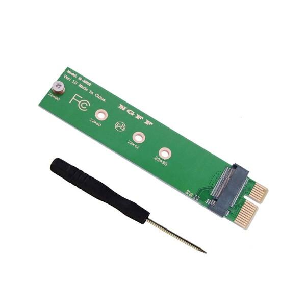 NVME PCI-EプロトコルM.2 NGFF SSDからPCIe x1アダプターカードPCIe 1xからM.2商品コード：49081321809型番：UR0027カラー：グリーンサポートシステム:すべてのWINDOWSシステム、LINUX...