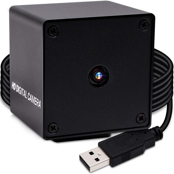 ELP 1600万画素 Webカメラ オートフォーカス 広角 小型 4K USBカメラ パソコン ウェブカメラ コンピューターカメラ UVC USB2.0 Webかめら ミニ ビデオカメラ IMX298 ラップトップ ウェブカム 68度歪み...