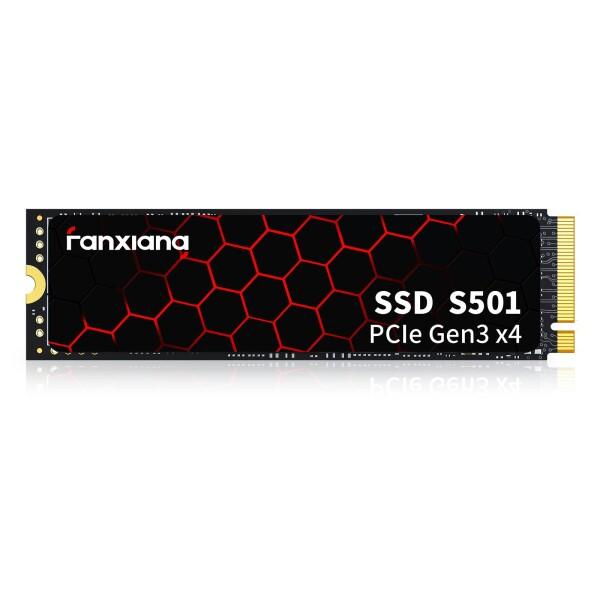 fanxiang SSD 128GB PCIe Gen3.0×4 M.2 Type2280 NVMe 1.4 内蔵ssd 最大読込1,200MB/s 3D NAND搭載 HMB採用 SLCバッファ技術 Trim機能 AES暗号化機能搭載 高...