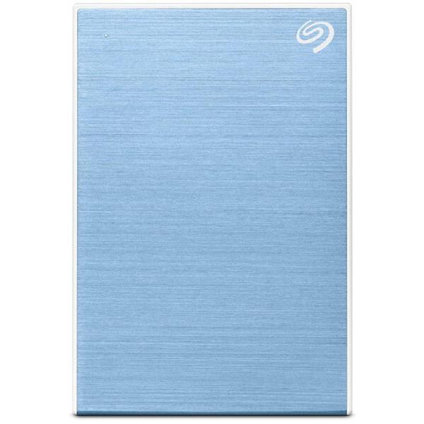 One Touch 2TB External HDD with Password Protection ? Light Blue, for Windows and Mac, with 3 yr Data Recovery Services,...