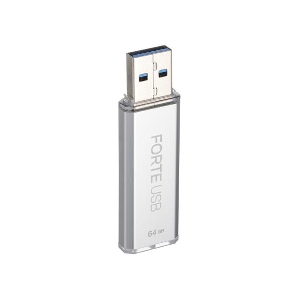 ForteUSB 64GB 暗号化USB3.2フラッシュドライブ、XTS-AES暗号化、パスワード認証、自動ロック、シルバー金属ケース (64, GB)商品コード：49081322523型番：Forteカラー：シルバーAdvanced Ha...