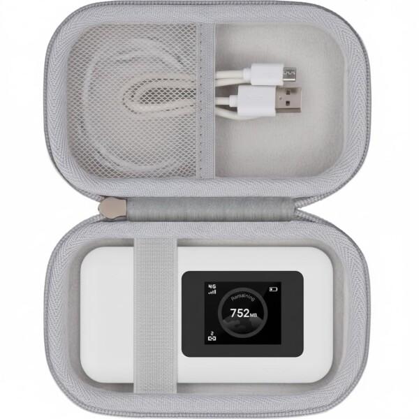 (ケースのみ)PREMIUM CHARGE プレミアムチャージWiFi U20P / U20 100GB/50GB MS4GRA02-Aモバイルルーター ポケットwifi収納ケース，グレー-Khanka商品コード：49081322635型番...