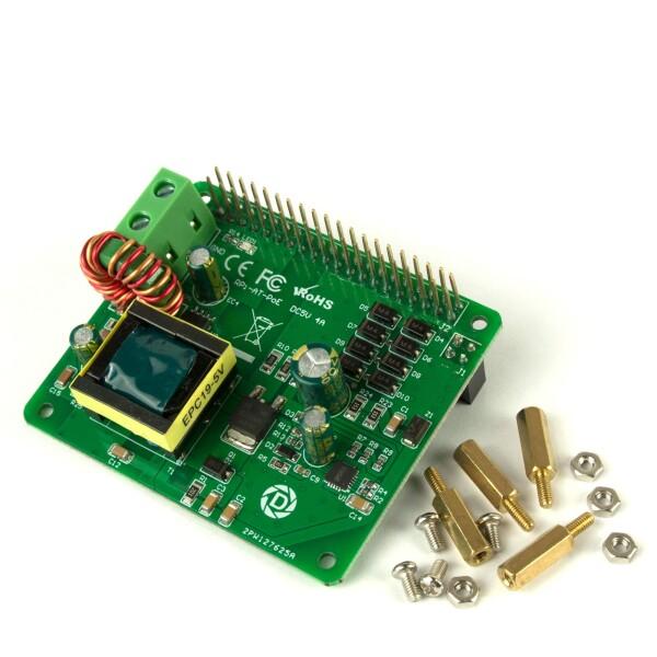 DSLRKIT PoE HAT PoEハットDC 5V 4A、 Raspberry Pi 4B 3B+ 3B Plus用802.3at Power Over Ethernet拡張ボード商品コード：49081322657型番：AT-5V2-5...