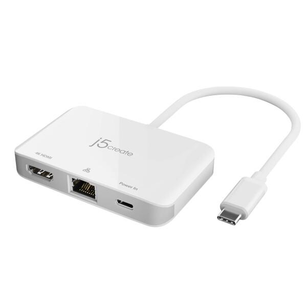 j5create TYPE-C 3in1 マルチアダプタ Power Delivery 100W DP Alt Mode対応 ドライバー不要 MacBook Surface 対応 Windows Mac Chrome OS 対応 (JCA3...