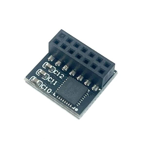 HSSDTECH TPM-SPI 2.0 14pin-1 暗号化セキュリティモジュール Module TPM SPI Module ASUS 用 PRIME B650-PLUS B650-PLUS WIFI B650-PLUS-CSM B6...