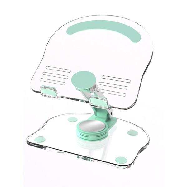 Brotevity タブレットスタンド スマホホルダー ipad スタンド 折りたたみ式 安定性 360度回転できます 自由な調整 ノンスリップ 姿勢を改善する タブレットスタンド (green)商品コード：49081322986型番：Br...