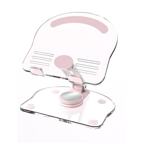 Brotevity タブレットスタンド スマホホルダー ipad スタンド 折りたたみ式 安定性 360度回転できます 自由な調整 ノンスリップ 姿勢を改善する タブレットスタンド (pink)商品コード：49081322987型番：Bro...