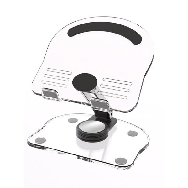 Brotevity タブレットスタンド スマホホルダー ipad スタンド 折りたたみ式 安定性 360度回転できます 自由な調整 ノンスリップ 姿勢を改善する タブレットスタンド (black)商品コード：49081322988型番：Br...