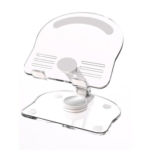 Brotevity タブレットスタンド スマホホルダー ipad スタンド 折りたたみ式 安定性 360度回転できます 自由な調整 ノンスリップ 姿勢を改善する タブレットスタンド (white)商品コード：49081322989型番：Br...