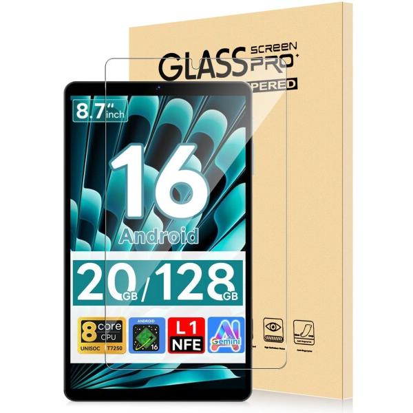 SVITOO P08 用 フィルム 8.7インチ タブレット SVITOO P08 android16 保護フィルム 高感度タッチ 強化ガラス Lucktree 硬度9H 飛散防止 衝撃吸収 高透過率 指紋防止 撥水撥油 気泡防止 自動吸着...