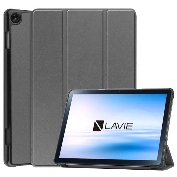 For NEC LAVIE Tab T10 (T1055/EAS,TAB10/F02) ケース LAVIE Tab T10 T1055/EAS TAB10/F02 ケース 手帳型 PC-T1055EAS 三つ折り マグネット開閉式 オートス...