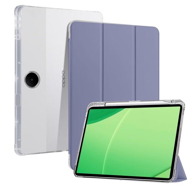 CiimWaa For OPPO Pad SE ケース 11インチ ペンホルダー付き PUレザー + シリコン バック タブレットケース スタンド機能付き 開閉式三つ折薄型スタンドケース 耐衝撃 軽量 オートスリープ機能 スマートカバー O...