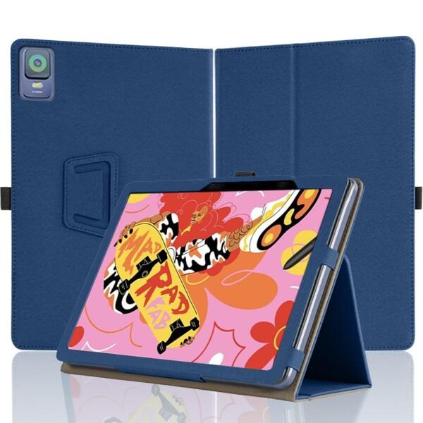 For XPPen Magic Drawing Pad ケース XPPen タブレット 12.2 インチ 用ケース 保護ケース 手持ちバンド付き 持ちやすい スタンド機能 多角度対応 持ち運び 耐衝撃 落下防止 (ネイビー)商品コード：49...