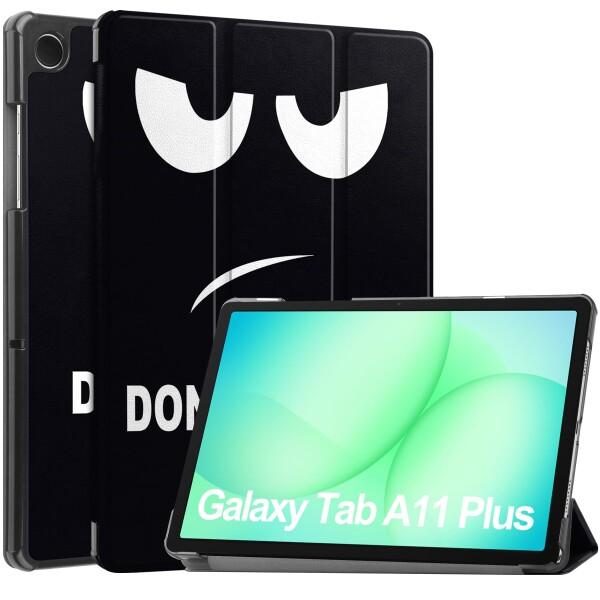 Gosento For Samsung Galaxy Tab A11+ ケース スタンド機能付き 開閉式三つ折薄型スタンドケース PUレザー カバー (YJ）商品コード：49081323916型番：PBK-KST-Galaxy-Tab-A1...