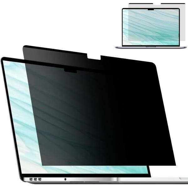 COKOVI For Macbook Pro 15 マグネット覗き見防止フィルム 2015 以前用 Macbook Pro 15.4 インチ (2015~2012)用マグネット覗き見防止フィルム A1398 マグネット式 覗き見防止フィルタ...