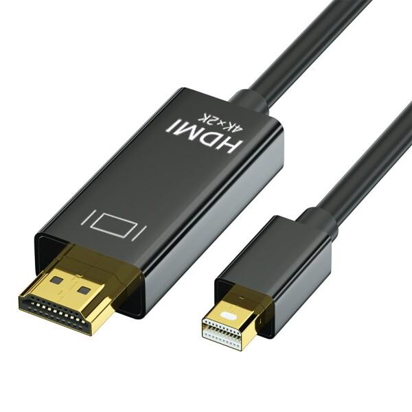 TRkin Mini DisplayPort-HDMIデータ線、1.8 m Mini DP-HDMIデータ線（Mini DPはHDMIに変換され、逆接続できない）、MacBook Air Pro、Microsoft Surface Pro ...