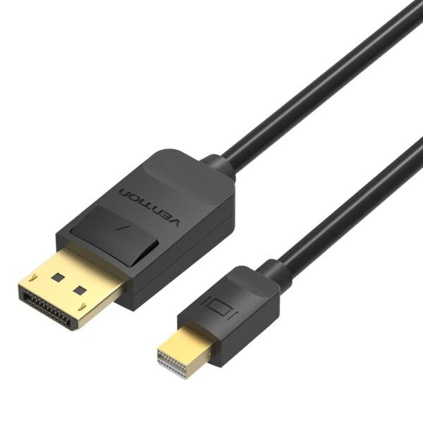 VENTION Mini DP to DPケーブル 3m ブラック HDCP対応 4K Mini DPオス DPオス商品コード：49081325212型番：HAAサイズ：3m / HAABIカラー：ブラック【mini displayport...