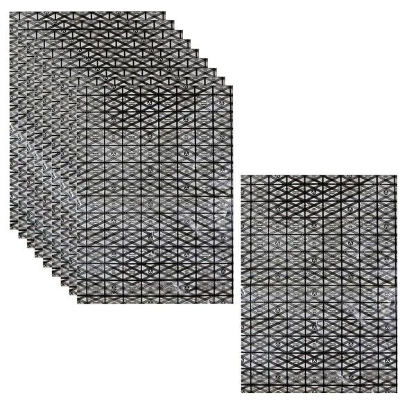 DONGFANGB 静電気防止袋 30×40cm ESD マザーボード帯電防止袋 シールドバッグ 無毒 PET 製 マザーボード/HDD/SSD/電子部品保管に最適 再利用可能 静電気対策袋 (10枚セット)商品コード：4908132531...