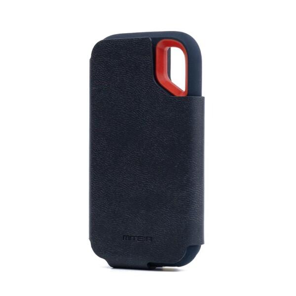 MITER ケース SanDisk Extreme Portable SSD用 ｜イタリア製高級PUレザーカバー 手作り 耐衝撃・耐傷 保護ケース｜韓国製 (Black)商品コード：49081325325型番：Extreme-SSDカラー：...