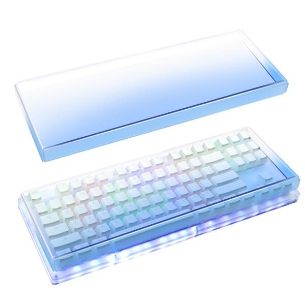 Geekria キーボード カバー ケース 互換品 ロジクール Logicool G713 / G715 テンキーレス ワイヤレスメカニカルゲーミングキーボード アクリルカバー 保護カバー（グラデーションブルー）商品コード：49081325...