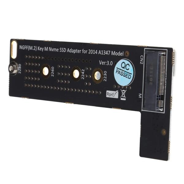 M.2 NGFF MKey NVMe SSDコンバーターカード、アダプターモジュール、OS搭載コンピューターMini A1347 2014年モデル対応商品コード：49081325992
