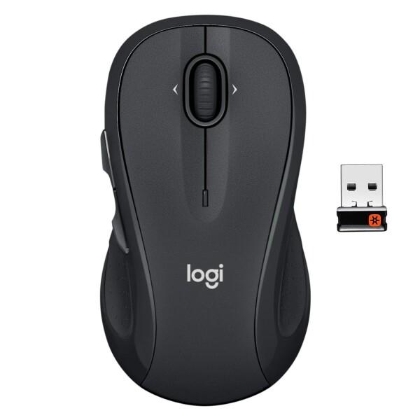 【発売日：2020年07月01日】Logitech M510 ワイヤレスマウス、USBユニファイニングレシーバー付きノートパソコンとPC用マウス プログラム可能なボタン - グラファイト。商品コード：49081327097型番：910-00...