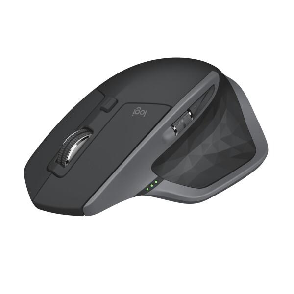 Logitech MX Master 2S - Mouse - laser - 7 buttons - wireless - 2.4 GHz - USB wireless receiver - graphite商品コード：490813271...