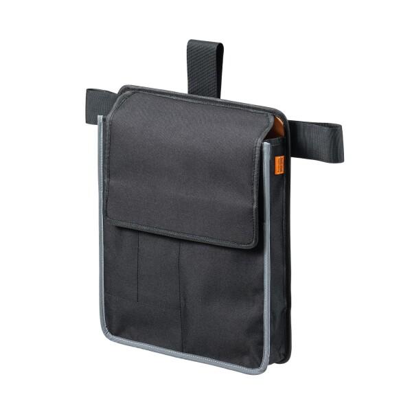 【発売日：2017年06月11日】サンワサプライ 台車用バッグ（縦型タイプ） VEH-BAG2商品コード：49081353737型番：VEH-BAG2サイズ：W280 x D45 x H320mmカラー：ブラック台車のハンドルに取り付けでき...