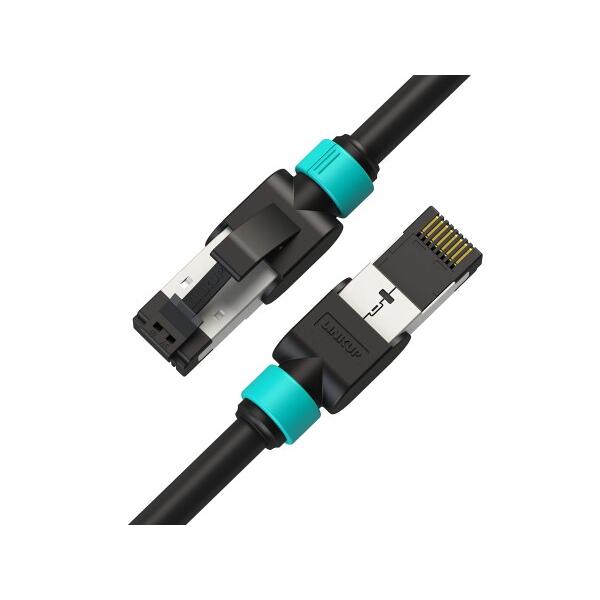 LINKUP (Versiv認証) LAN ケーブル Cat7-7.6M 10ギガビット RJ45 コネクタ S/FTP 二重 シールド | イーサネット PS4 ルーター モデム インターネット | カテゴリー7 ネットワークケーブル |...