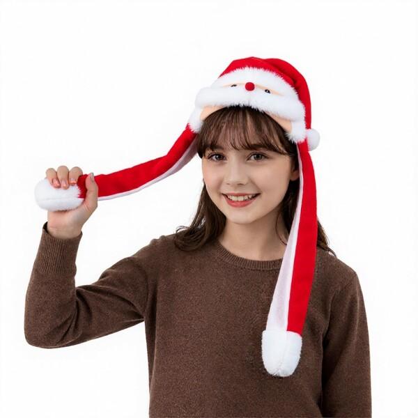 (LYING) クリスマス 被り物 サンタクロース・トナカイ帽子 大人 子供用 耳が動く 防寒 アニマル着ぐるみ コスプレ かぶりもの 動物キャップ かわいい 変身グッズ おもしろい 冬用ハット ハロウィン 仮装 クリスマス プレゼント商品...