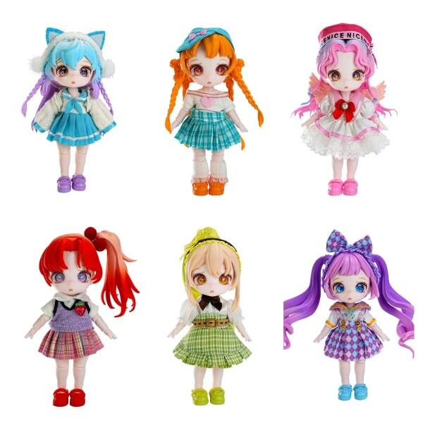 ICY Fortune Days ブラインドボックス仕様ですが 13cm ドール - 大学シリーズの人形 1個ボックス ポリエステル&amp;PVC&amp;ABS製 塗装済み プレゼント商品コード：49081381748型番：MT3110...