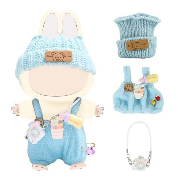 Rivulicrypta ラブブ 服 3点セット 17cm らぶぶ対応 ぬいぐるみ サイズ可愛い人形服 おしゃれ着せ替え 人形のための着せ替え服 ドール本体なし プレゼントに最適商品コード：49081381785型番：Rivu002カラー：...