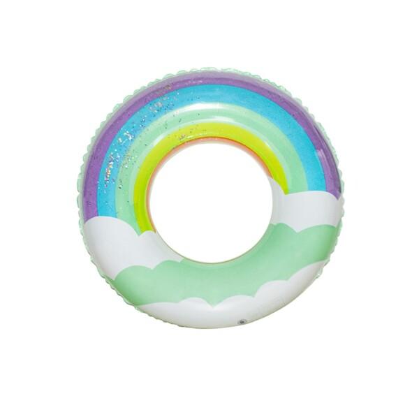 Brotevity 浮き輪 大人用 浮き輪 子供 O型 安全で信頼できる スパンコール 浮く 海水浴 スイミングプール 水遊び プール 直径83cm (five color)商品コード：49081383775型番：Brote-0001サイズ...