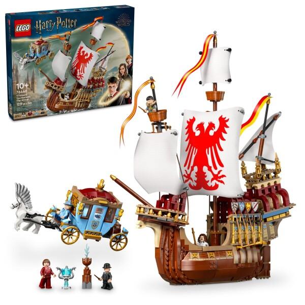 【発売日：2024年06月01日】LEGO ハリーポッター トリウィザードトーナメント:到着、ハリーポッターコレクション、ボーバトン馬車とダームストラン船、男の子と女の子への魔法のギフト、10歳の子供のためのハリーポッターのおもちゃ 764...