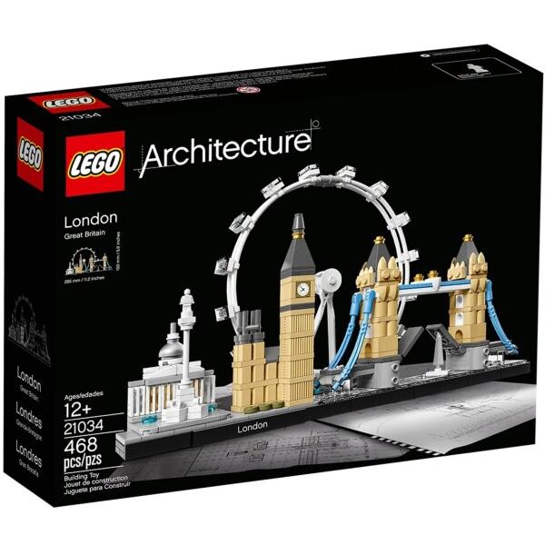 LEGO Architecture 21034 ロンドンのスカイラインコレクション(468ピース)。商品コード：49081384083型番：21034カラー：マルチカラーロンドンのスカイラインの詳細なモデルを組み立てましょう!ナショナル・ギ...
