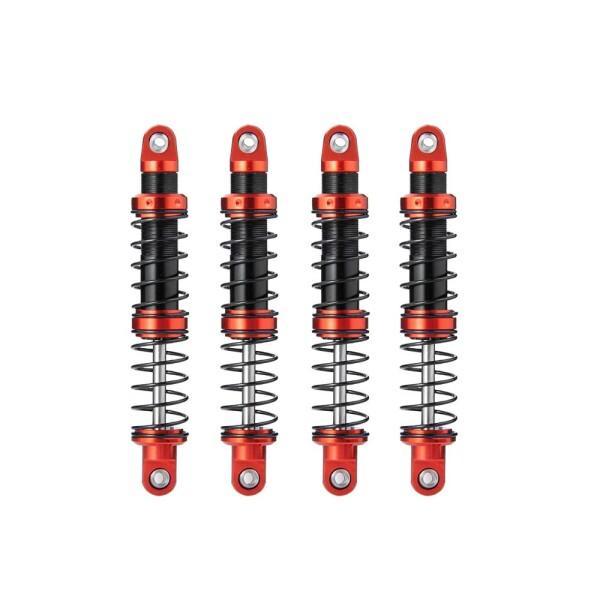 アルミ製 フロント&amp;リア ショックアブソーバー 組み立て済みShock Absorber Set YR For 1 10 RC Cars Crawler Axial SCX10 75mm (4本)商品コード：49081384500型...