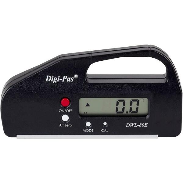 Digi-Pas デジタル水準器 水平器 角度計 傾斜計 ポケットタイプ DWL80E商品コード：49081385410型番：DWL-80Eカラー：黒精度: ±0.1° (0° &amp; 90°), ±0.2° (1° ~ 89°)　  ...